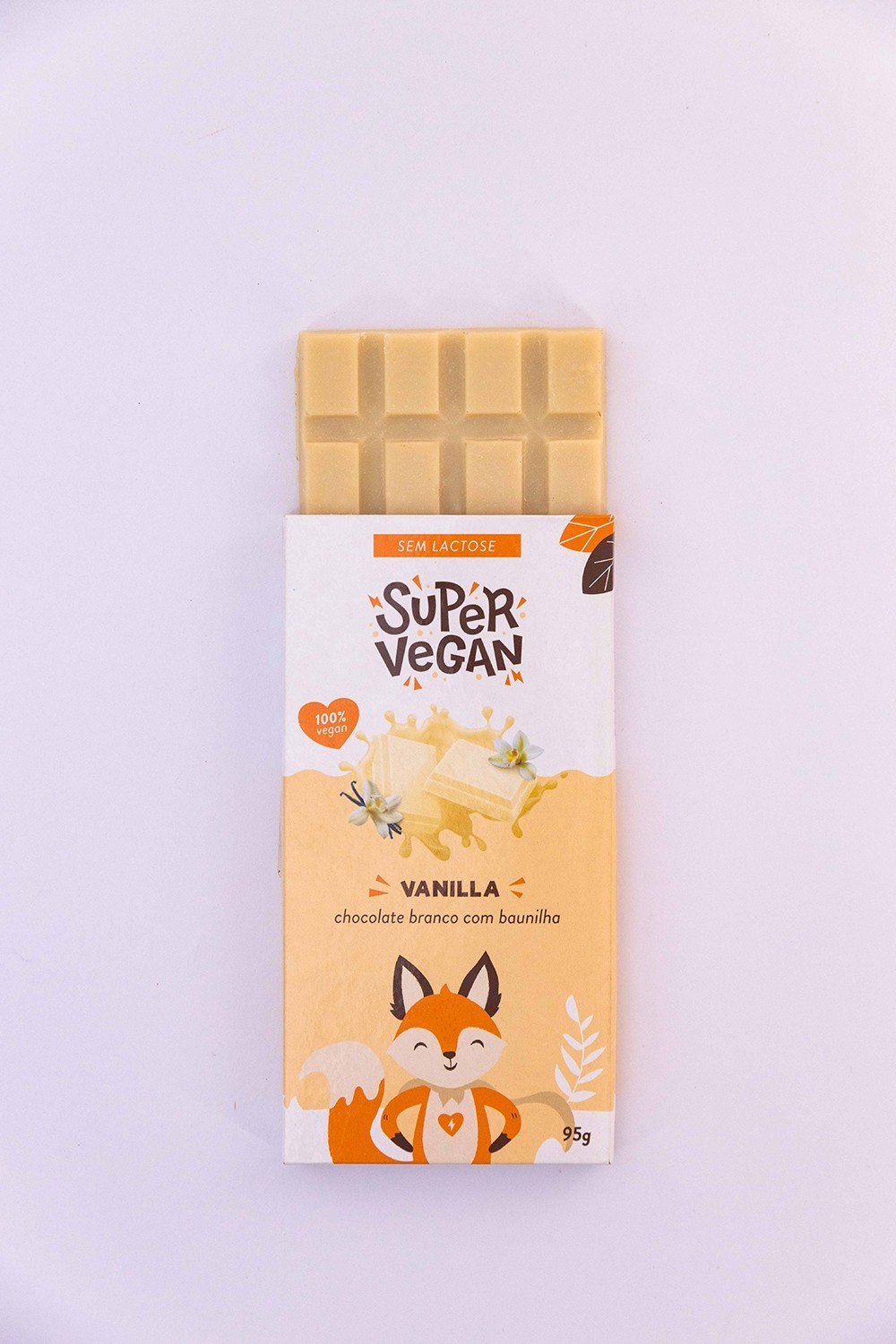 BARRA DE CHOCOLATE VANILLA SUPERVEGAN 95G | NOA