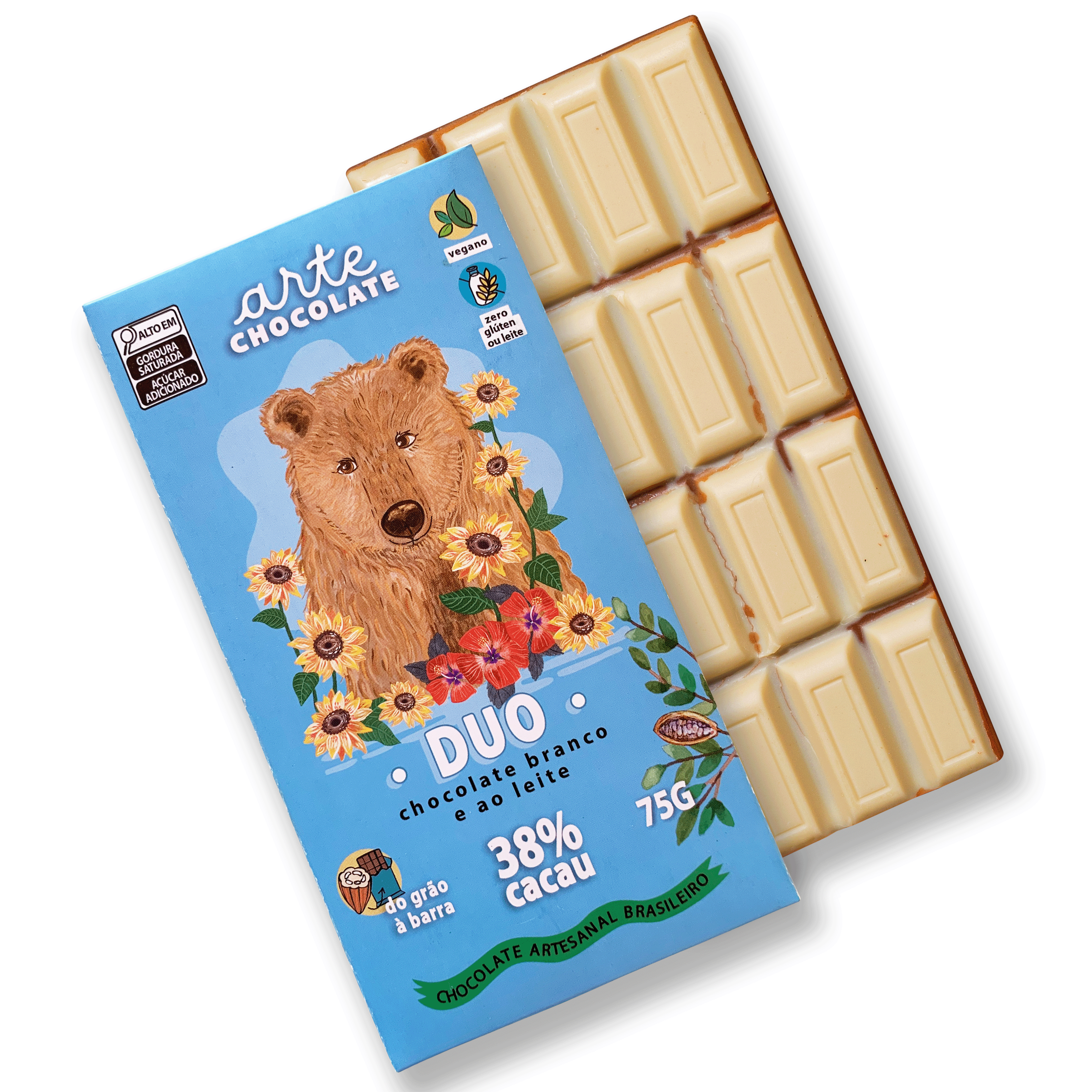 CHOCOLATE DUO - 75G - ARTE CHOCOLATE | NOA
